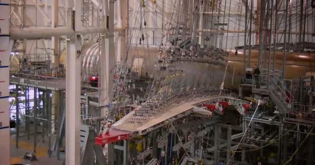 Pruebas de esfuerzo de flexión del ala de un Airbus - miBrujula.com